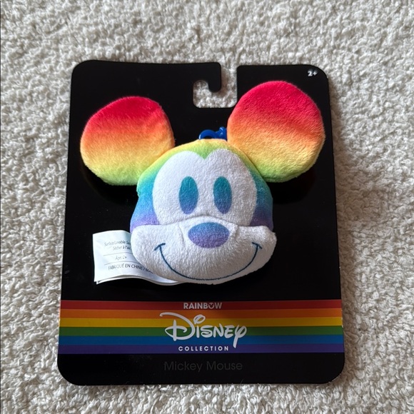 Disney | Other | Disney Rainbow Mickey Mouse Plush | Poshmark